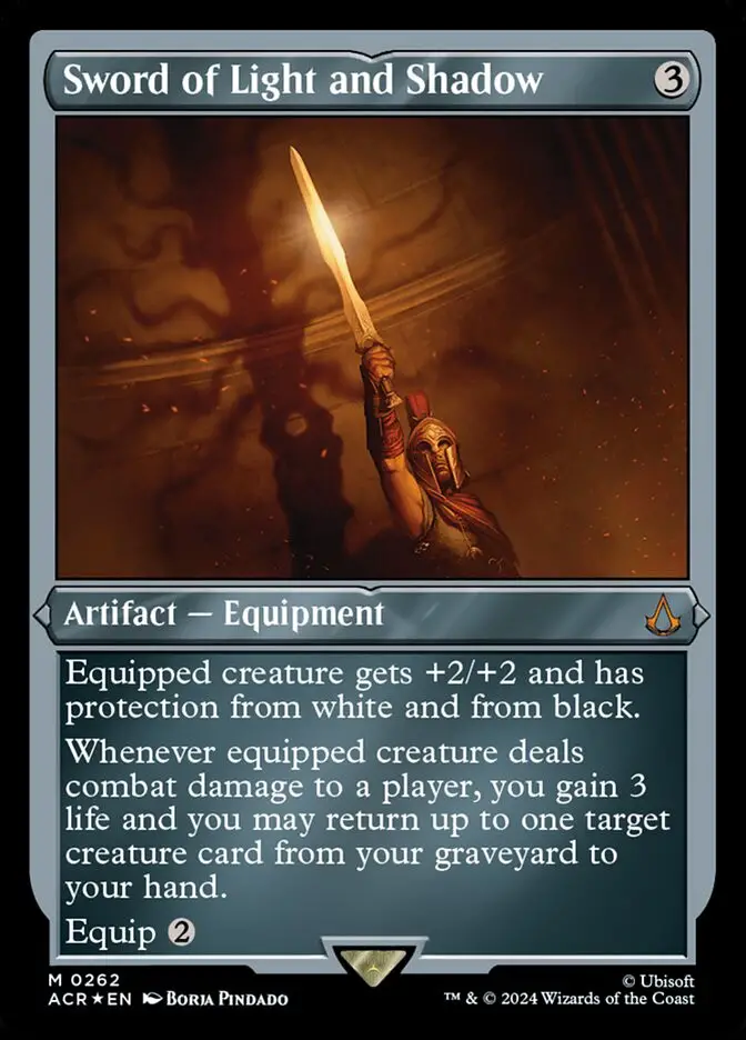 Sword of Light and Shadow • Artifact — Equipment (Assassin's Creed) - MTG Assist