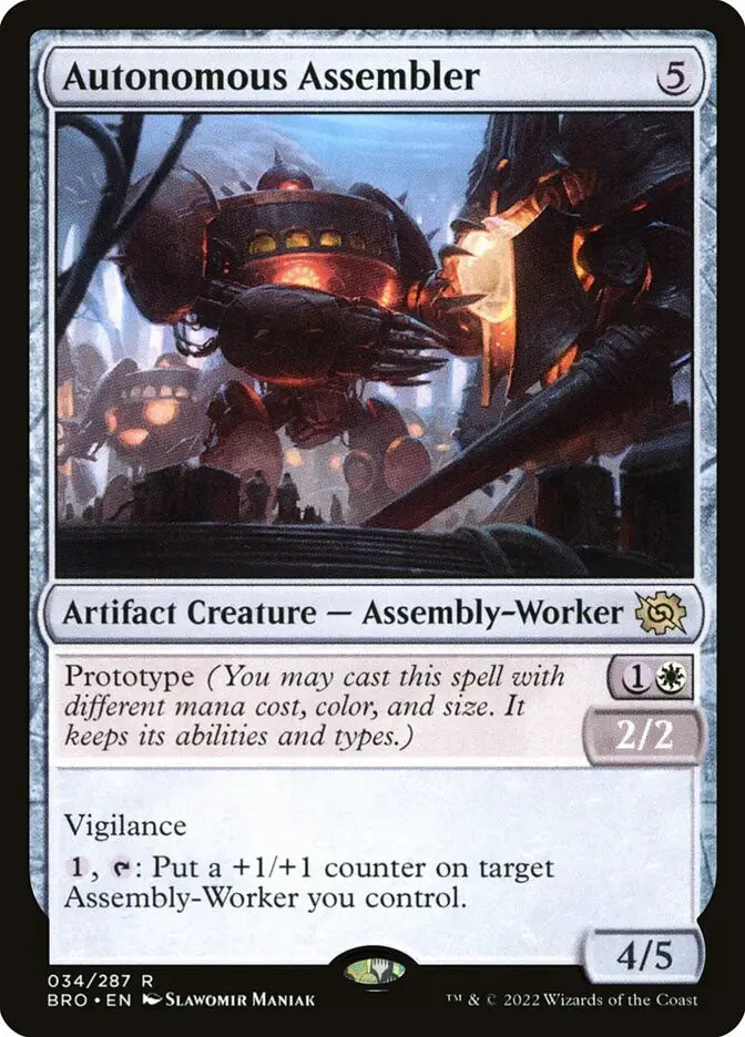 Autonomous Assembler • Artifact Creature — Assembly-Worker (The Brothers' War) - MTG Assist
