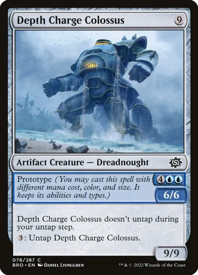 Depth Charge Colossus • Artifact Creature — Dreadnought (The Brothers ... Depth Charge Colossus • Artifact Creature — Dreadnought (The Brothers ...