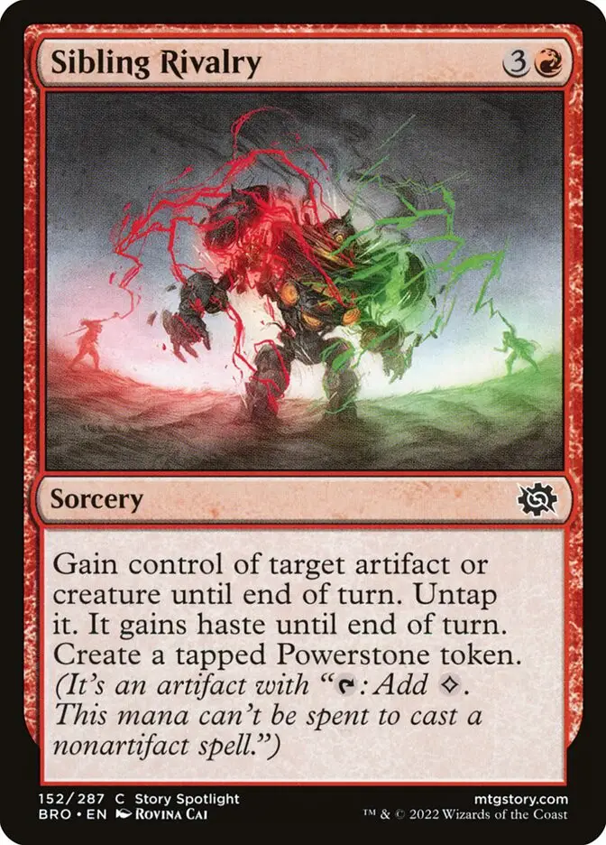 Sibling Rivalry • Sorcery (The Brothers' War) - MTG Assist