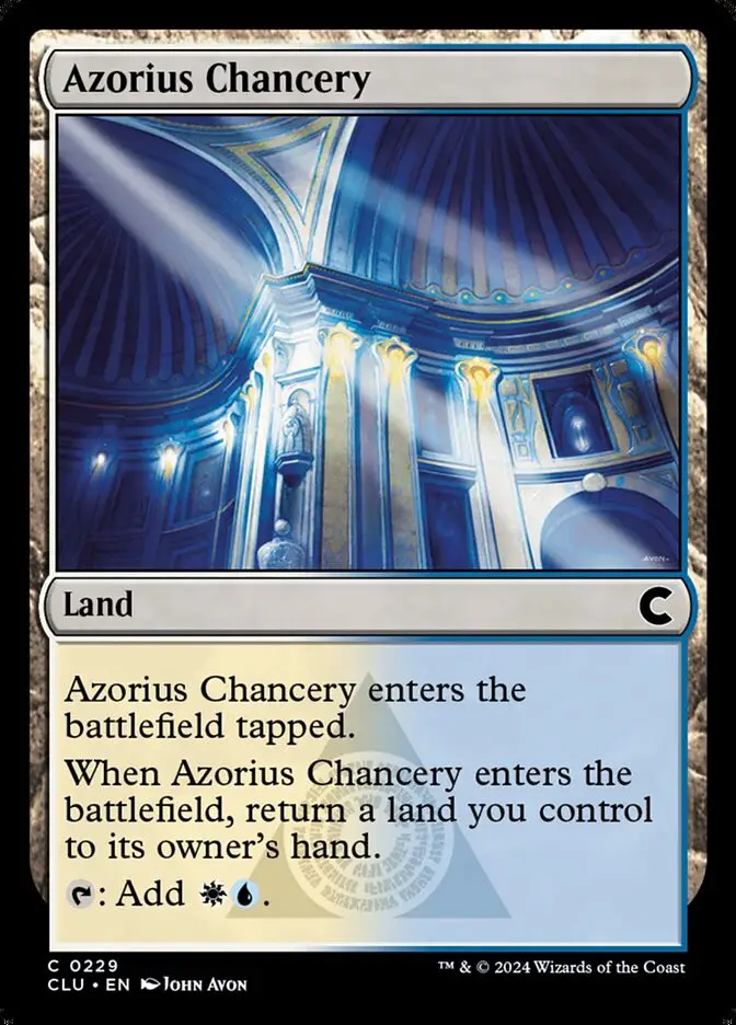 Azorius Chancery • Land (Ravnica: Clue Edition) - MTG Assist
