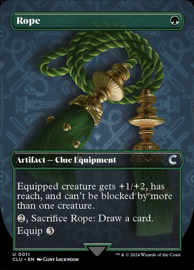 Rope • Artifact — Clue Equipment (Ravnica: Clue Edition) - MTG Assist