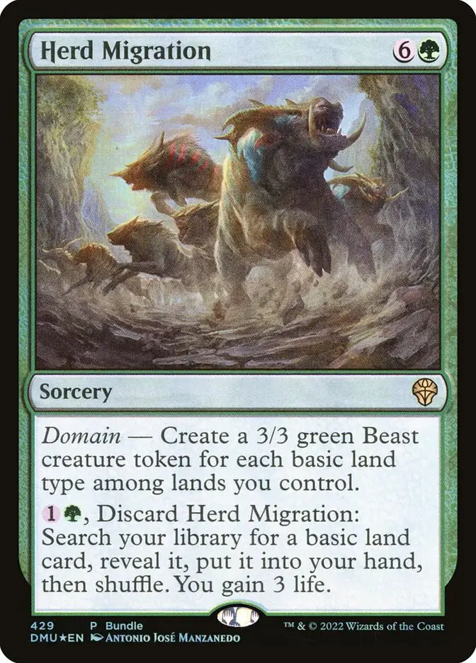 Herd Migration • Sorcery (Dominaria United) - MTG Assist