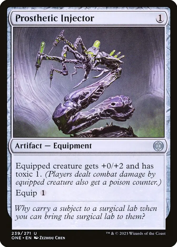 Prosthetic Injector • Artifact — Equipment (Phyrexia: All Will Be One) - MTG Assist