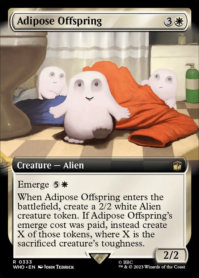 Adipose Offspring • Creature — Alien (Doctor Who) - MTG Assist Adipose Offspring • Creature — Alien (Doctor Who) - MTG Assist