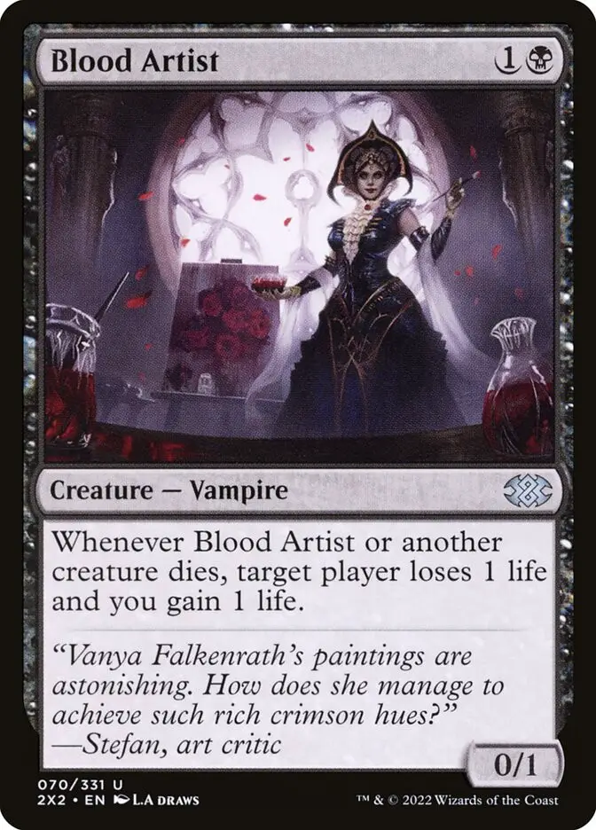Blood Artist • Creature — Vampire (Double Masters 2022) - MTG Assist