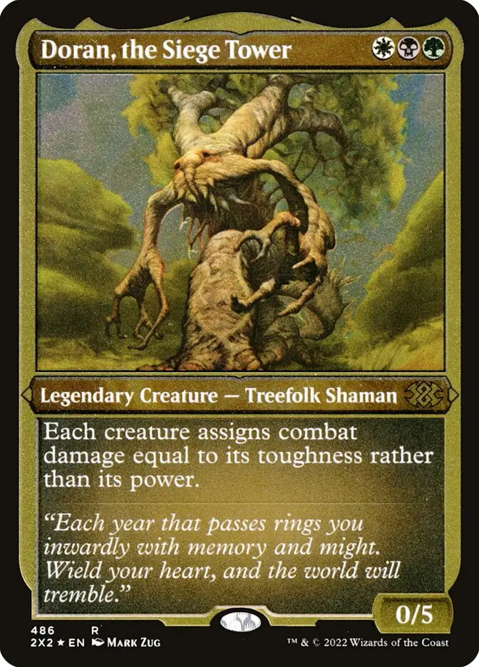 Doran, the Siege Tower • Legendary Creature — Treefolk Shaman (Double ...
