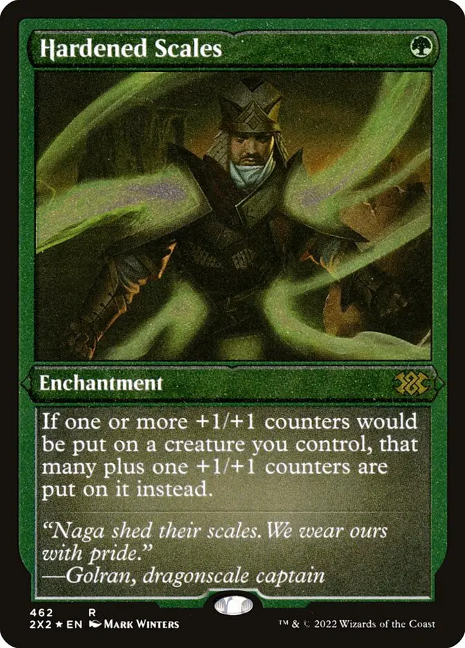 Hardened Scales • Enchantment (Double Masters 2022) - MTG Assist