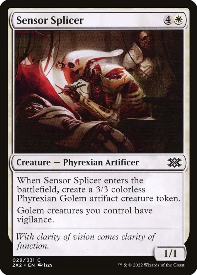 Sensor Splicer • Creature — Phyrexian Artificer (Double Masters 2022 ...