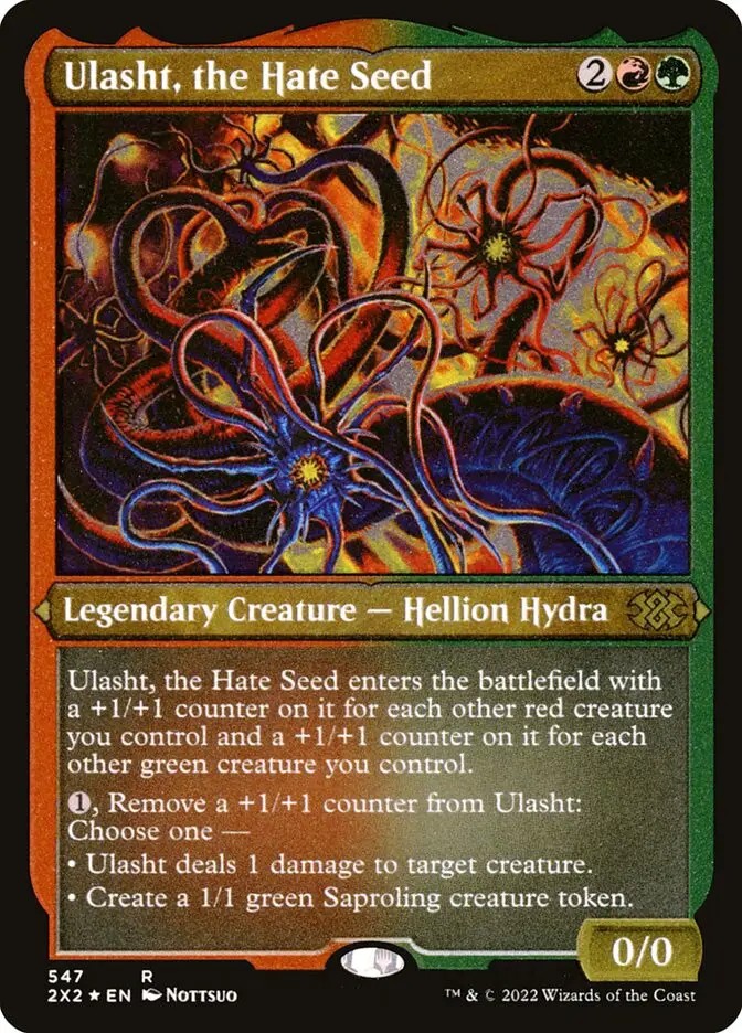 Ulasht, the Hate Seed • Legendary Creature — Hellion Hydra (Double ...