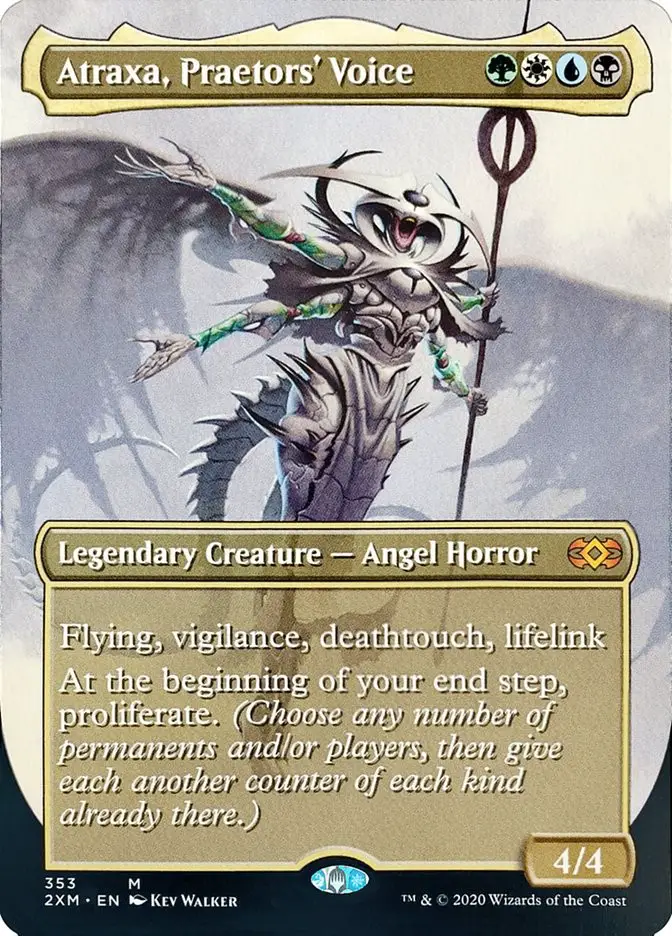 Atraxa, Praetors' Voice • Legendary Creature — Phyrexian Angel Horror ...