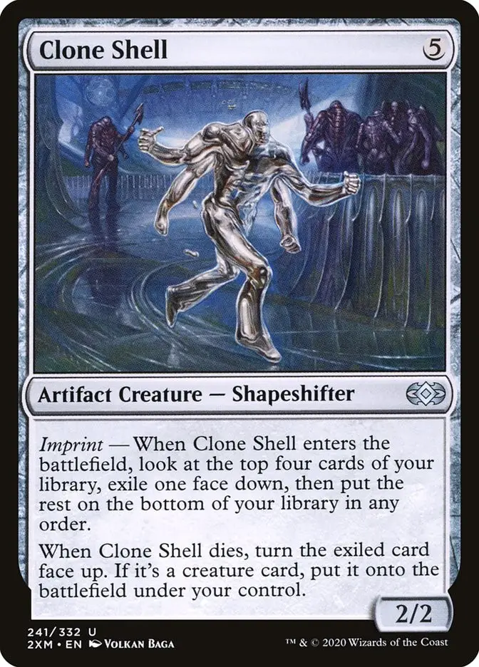 Clone Shell • Artifact Creature — Shapeshifter (Double Masters) - MTG ...