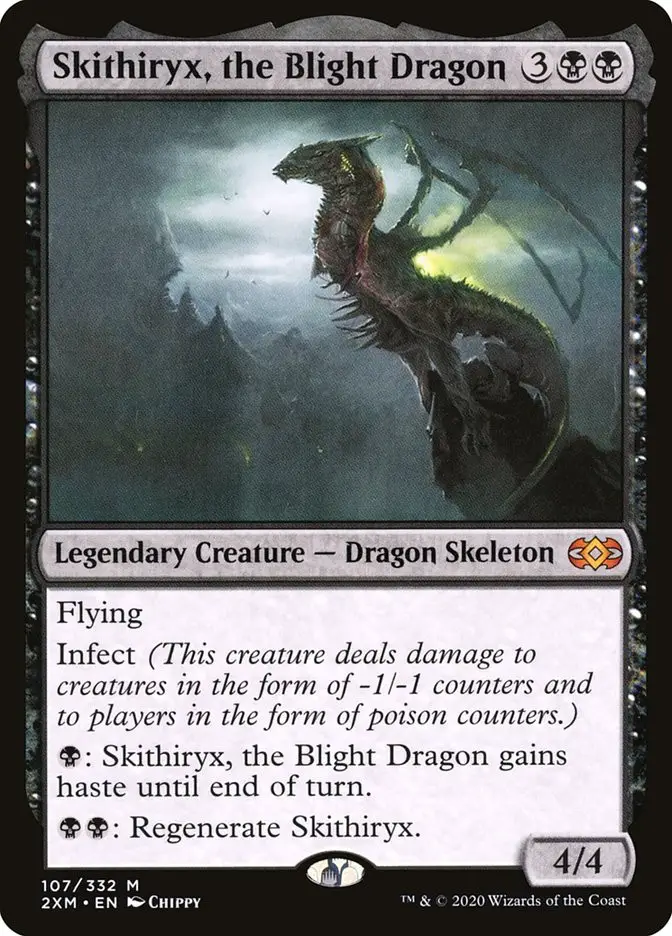 Skithiryx, the Blight Dragon • Legendary Creature — Phyrexian Dragon ...