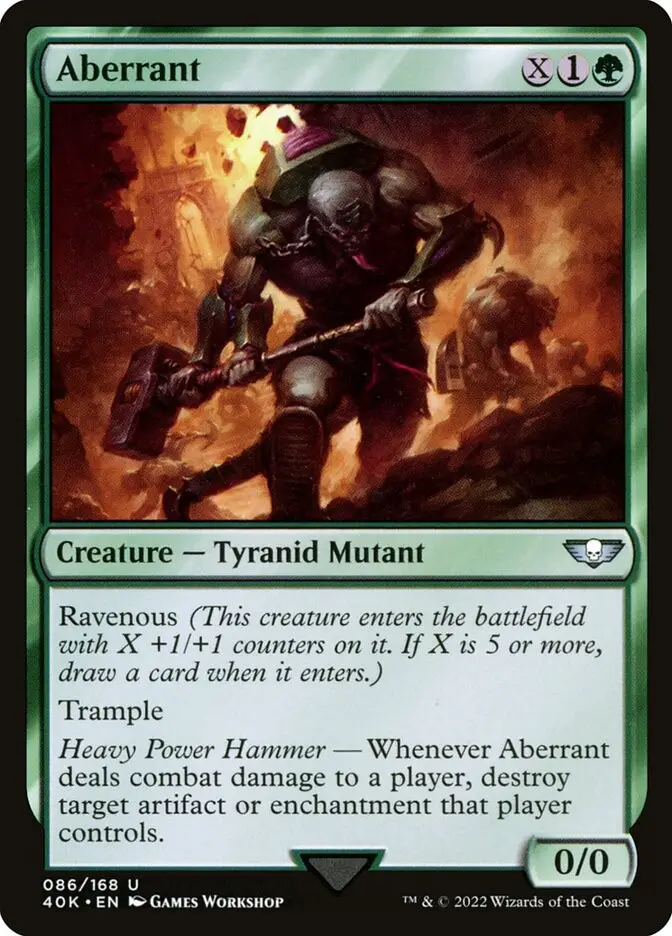 Aberrant • Creature — Tyranid Mutant (Warhammer 40,000 Commander) - MTG ...