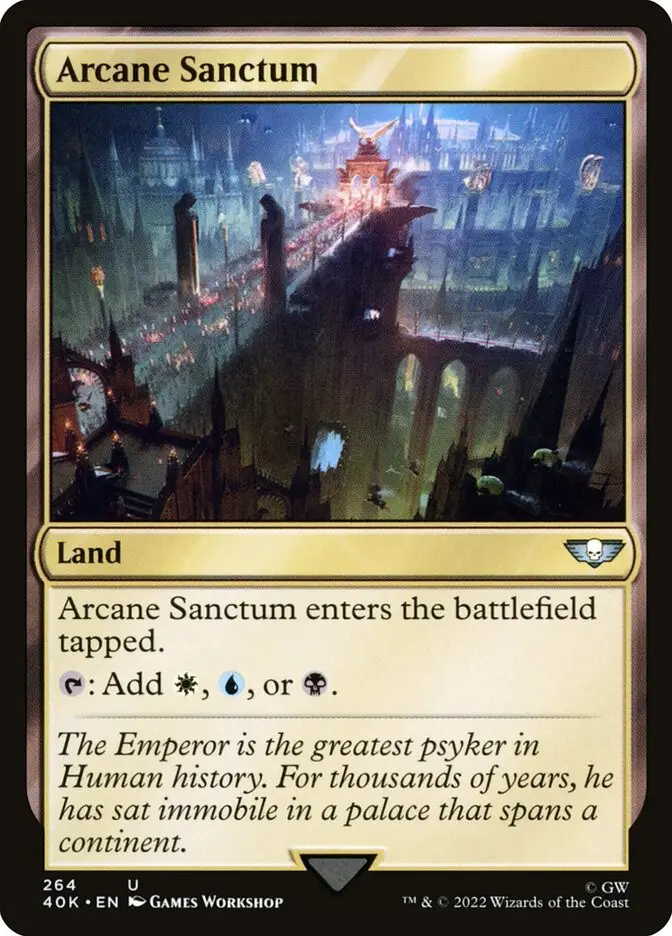 Arcane Sanctum • Land (Warhammer 40,000 Commander) - MTG Assist