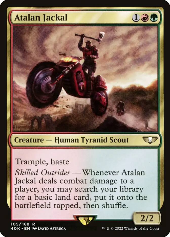 Atalan Jackal • Creature — Human Tyranid Scout (Warhammer 40,000 ...