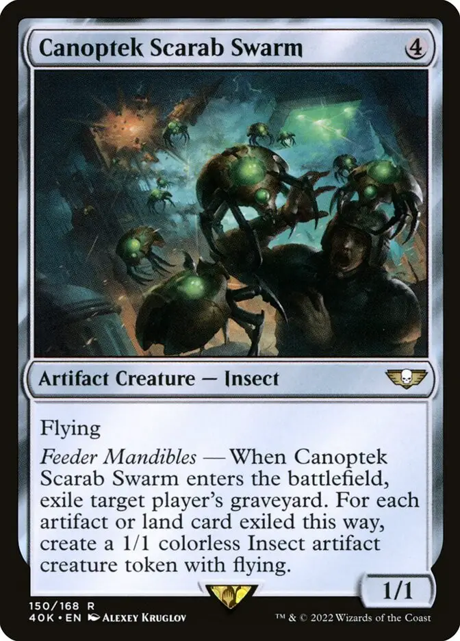 Canoptek Scarab Swarm • Artifact Creature — Insect (Warhammer 40,000 ...