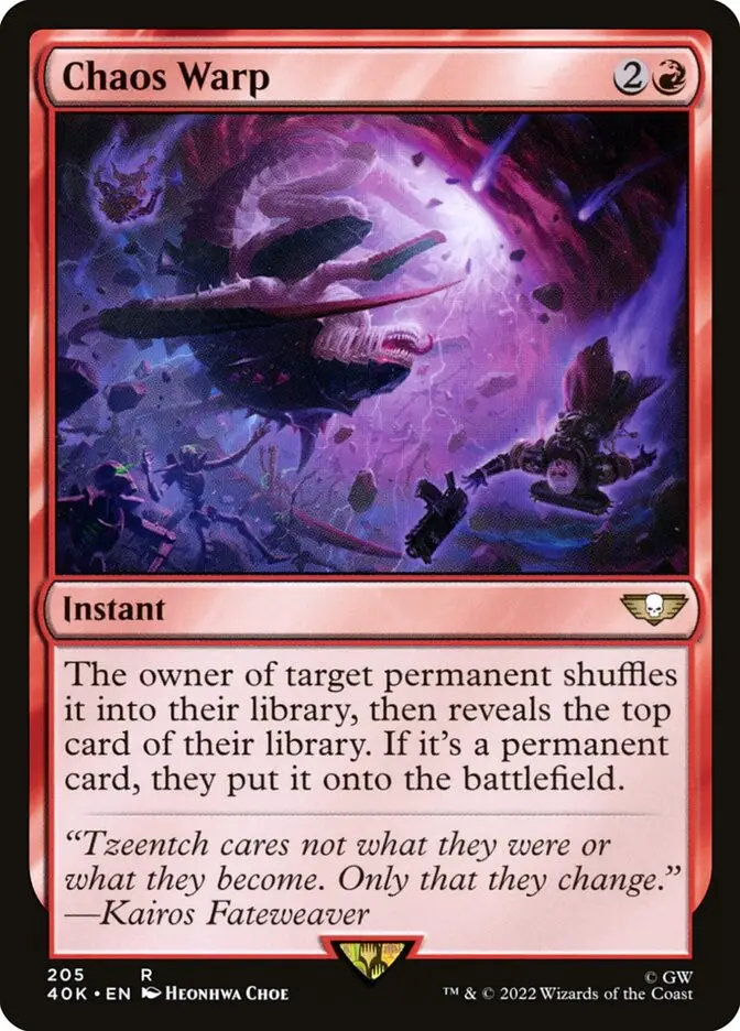 Chaos Warp formats and legalities - MTG Assist