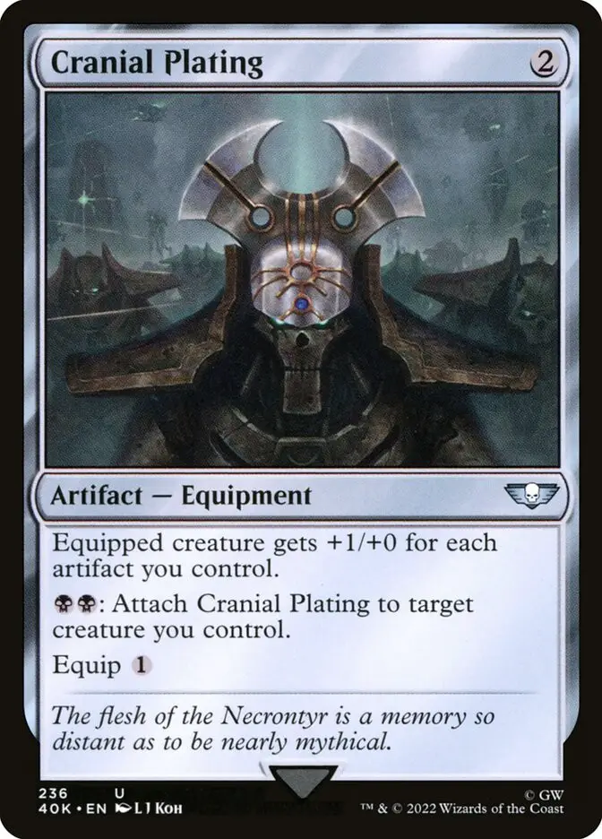 Cranial Plating • Artifact — Equipment (Warhammer 40,000 Commander ...
