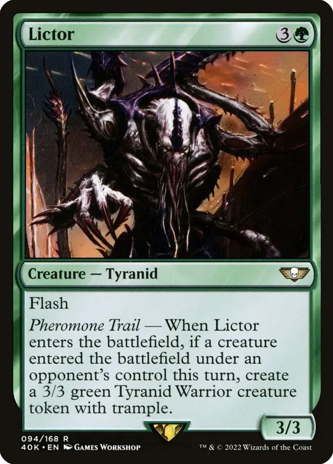 Lictor • Creature — Tyranid (Warhammer 40,000 Commander) - MTG Assist
