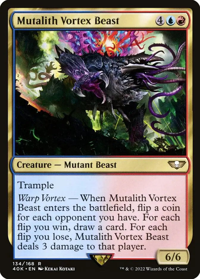 Mutalith Vortex Beast • Creature — Mutant Beast (Warhammer 40,000 ...