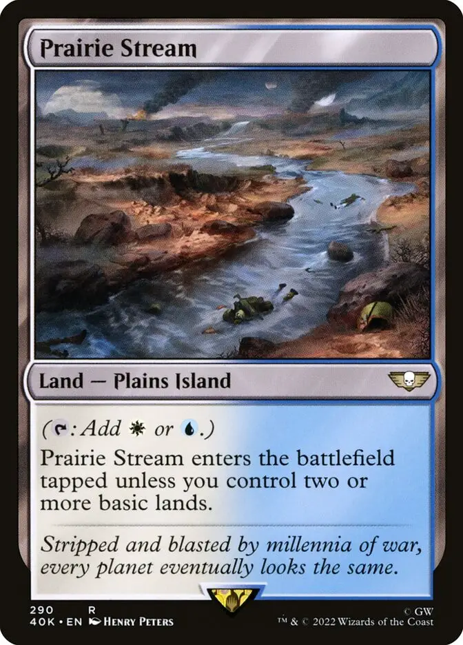 Prairie Stream • Land — Plains Island (Warhammer 40,000 Commander ...