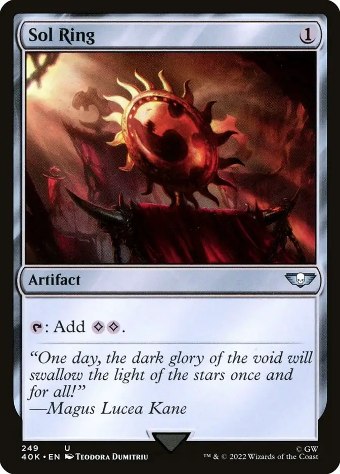 Sol Ring • Artifact (Warhammer 40,000 Commander) - MTG Assist