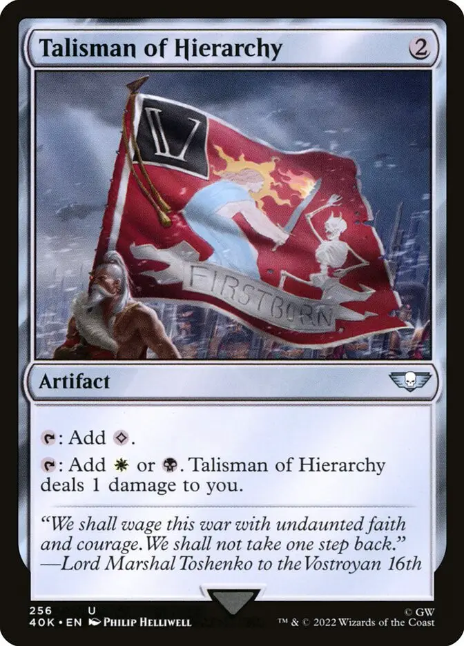 Talisman of Hierarchy • Artifact (Warhammer 40,000 Commander) - MTG Assist