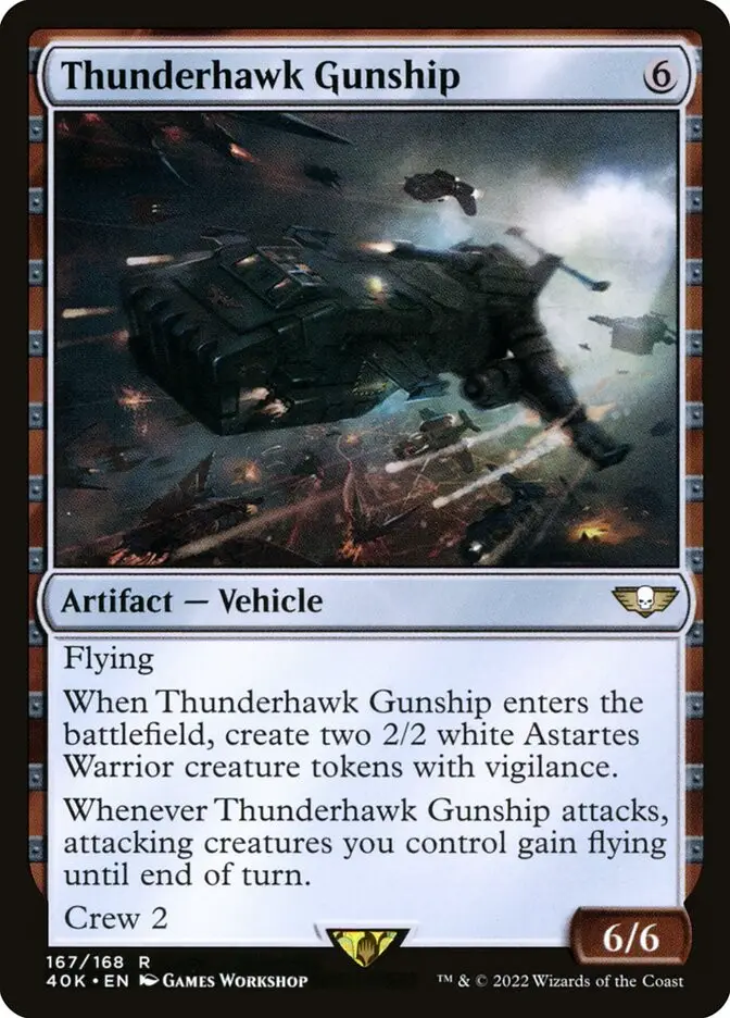 Thunderhawk Gunship • Artifact — Vehicle (Warhammer 40,000 Commander ...