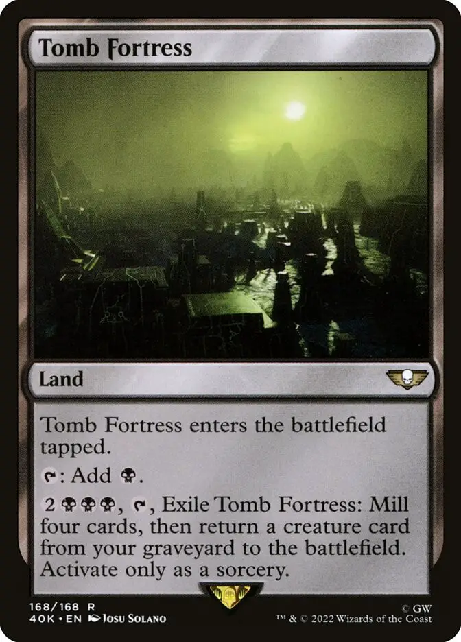 Tomb Fortress • Land (Warhammer 40,000 Commander) - MTG Assist