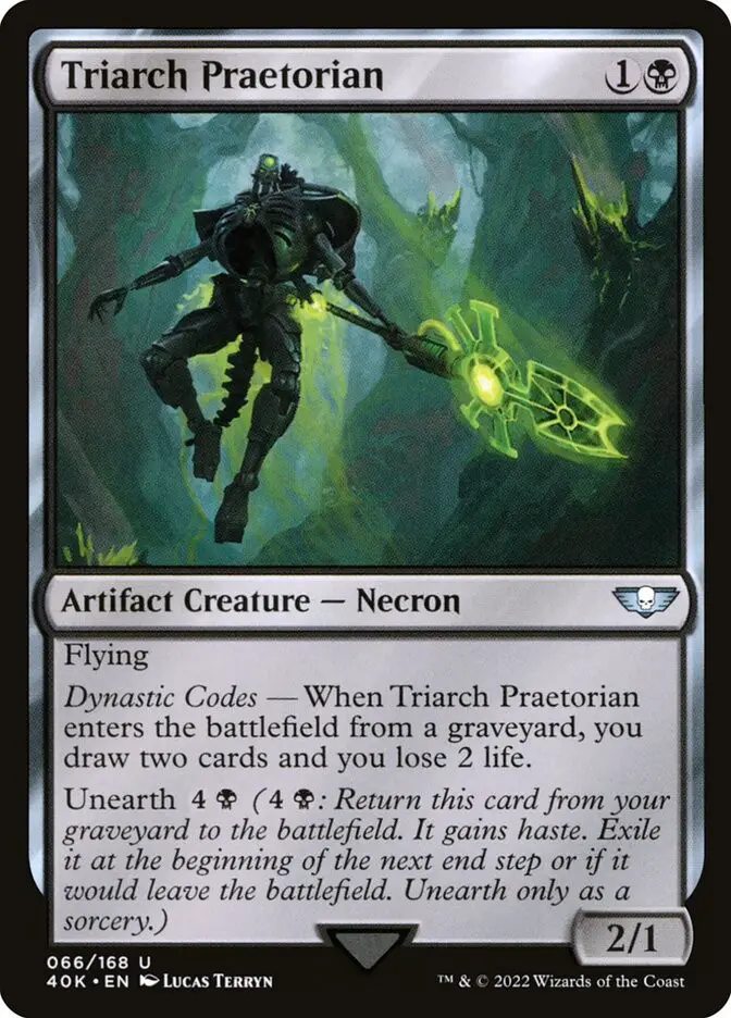 Triarch Praetorian • Artifact Creature — Necron (Warhammer 40,000 ...