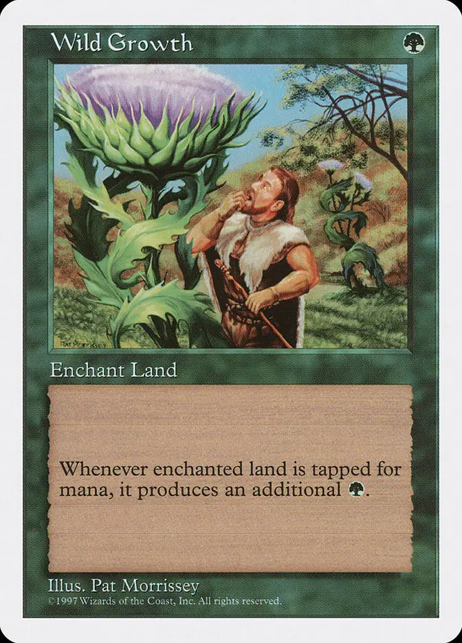 Wild Growth • Enchantment — Aura (Fifth Edition) - MTG Assist