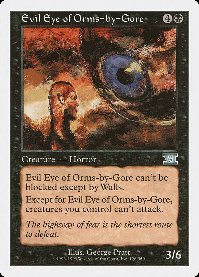 Evil Eye of Orms-by-Gore • Creature — Eye (Classic Sixth Edition) - MTG ...