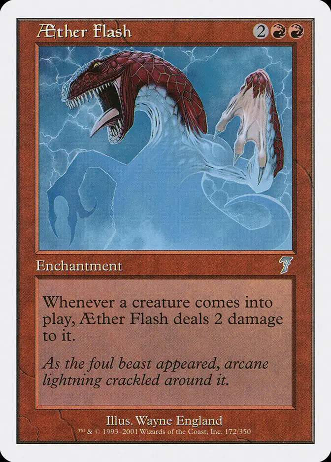 Aether Flash • Enchantment (Seventh Edition) - MTG Assist