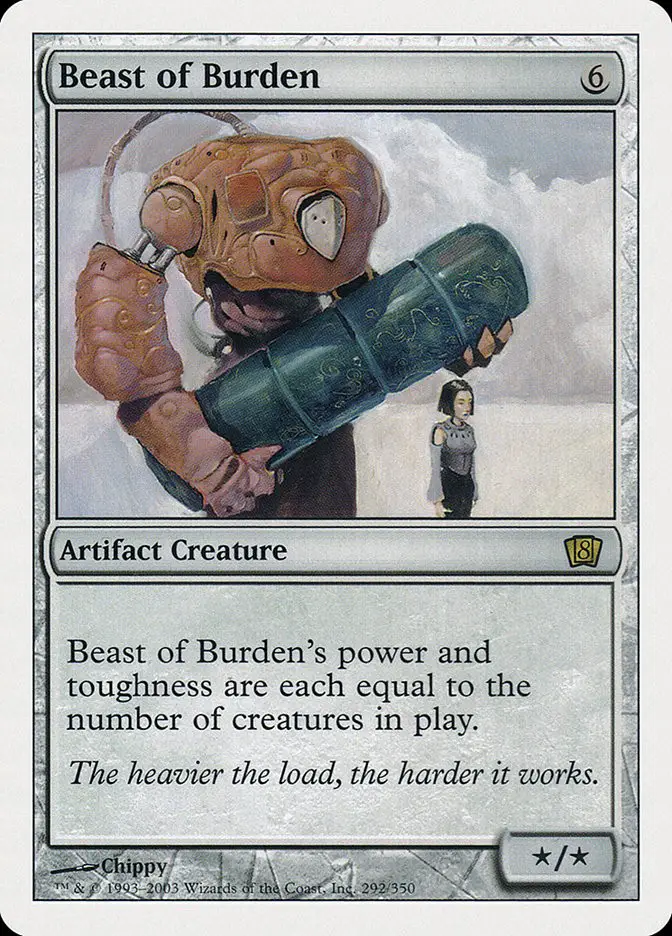 Beast of Burden • Artifact Creature — Golem (Eighth Edition) - MTG Assist