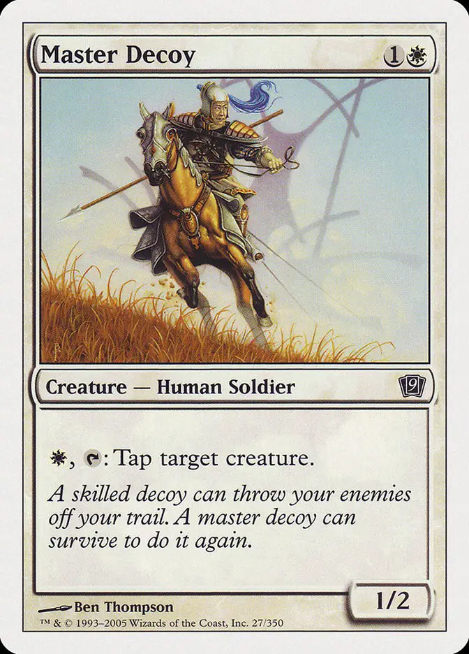 Master Decoy • Creature — Human Soldier (Ninth Edition) - MTG Assist