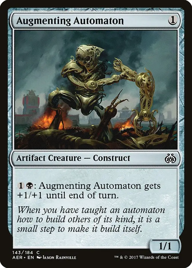 Augmenting Automaton • Artifact Creature — Construct (Aether Revolt ...