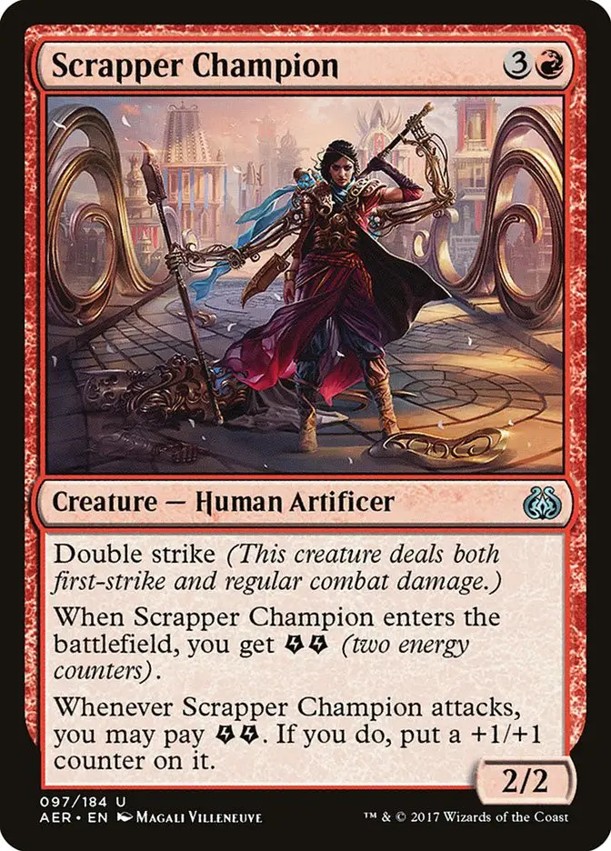 Scrapper Champion • Creature — Human Artificer (Aether Revolt) - MTG Assist