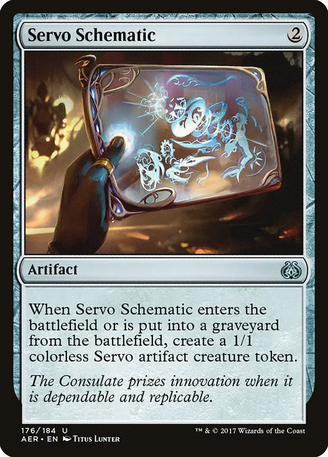 Servo Schematic • Artifact (Aether Revolt) - MTG Assist
