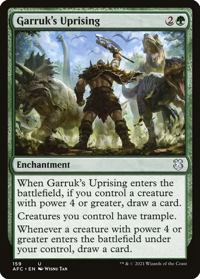 Garruk's Uprising • Enchantment (Forgotten Realms Commander) - MTG Assist