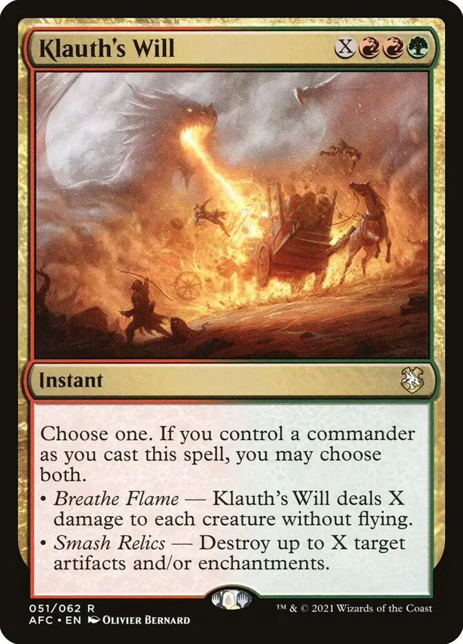 Klauth's Will • Instant (Forgotten Realms Commander) - MTG Assist
