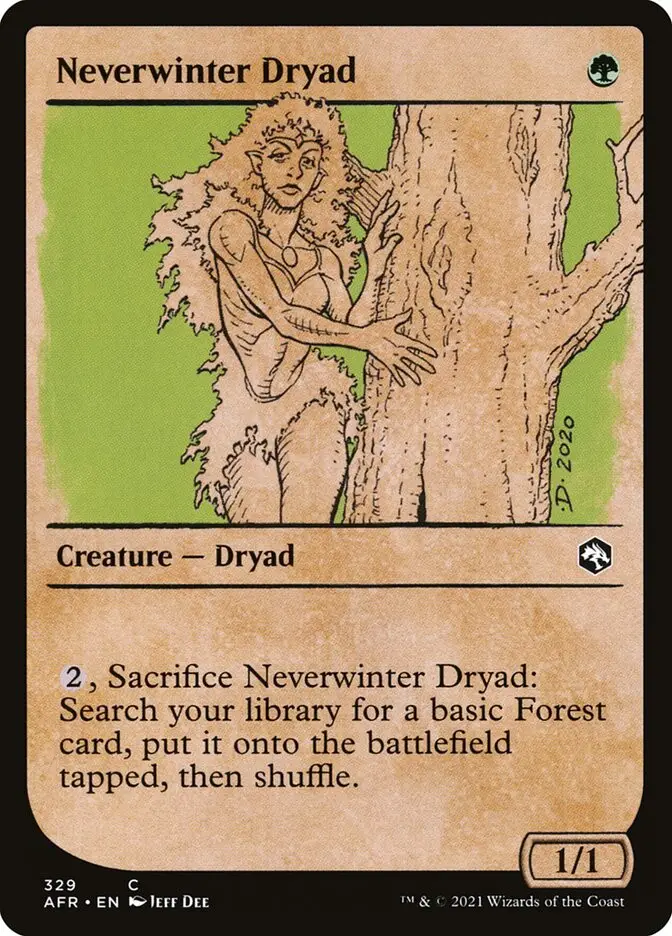 Neverwinter Dryad • Creature — Dryad (Adventures in the Forgotten ...
