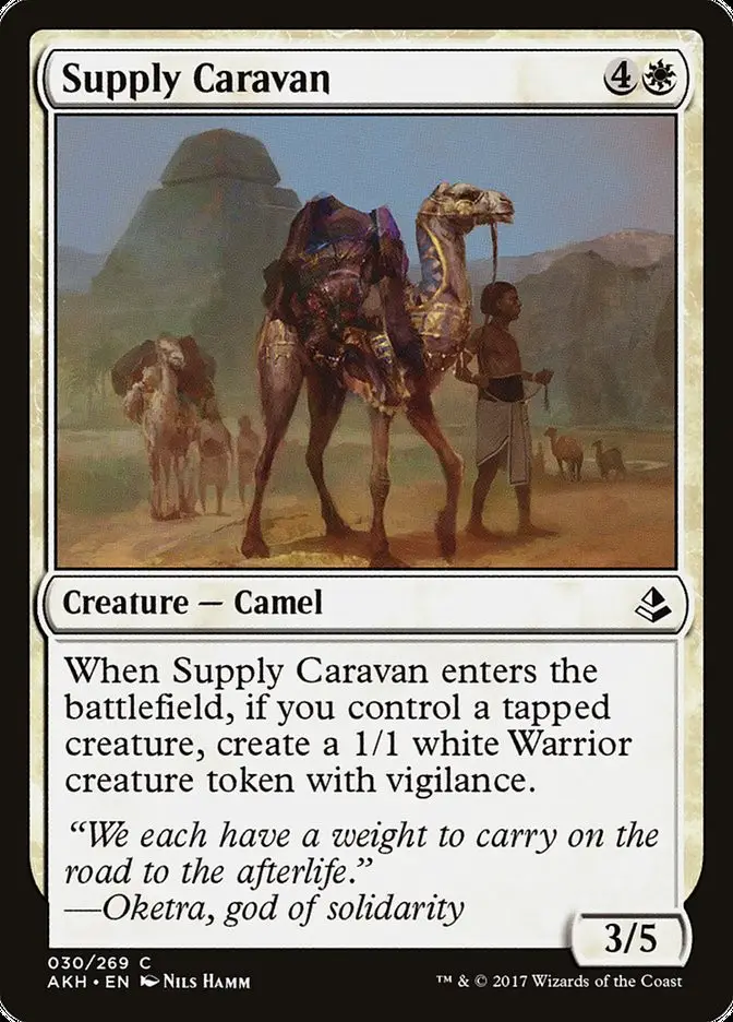 Supply Caravan • Creature — Camel (Amonkhet) - MTG Assist