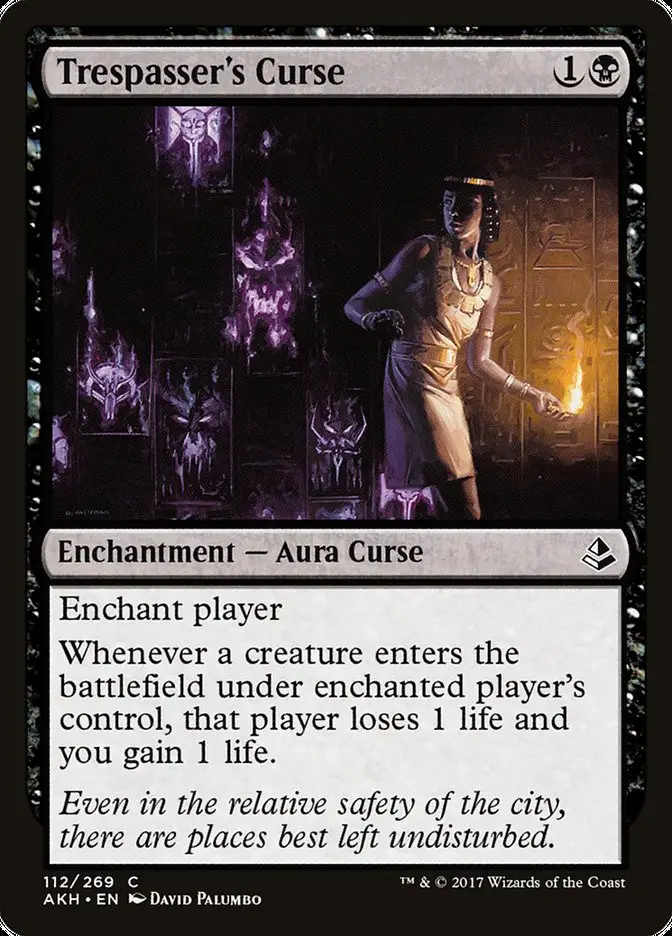 Trespasser's Curse • Enchantment — Aura Curse (Amonkhet) - MTG Assist