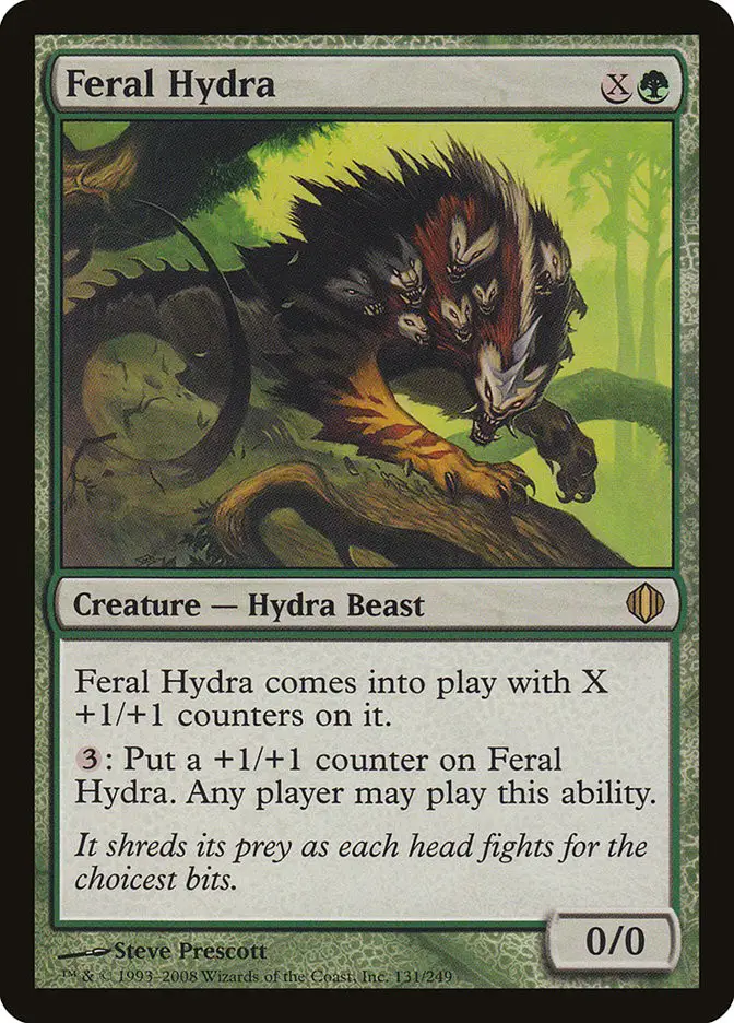 Feral Hydra • Creature — Hydra Beast (Shards of Alara) - MTG Assist