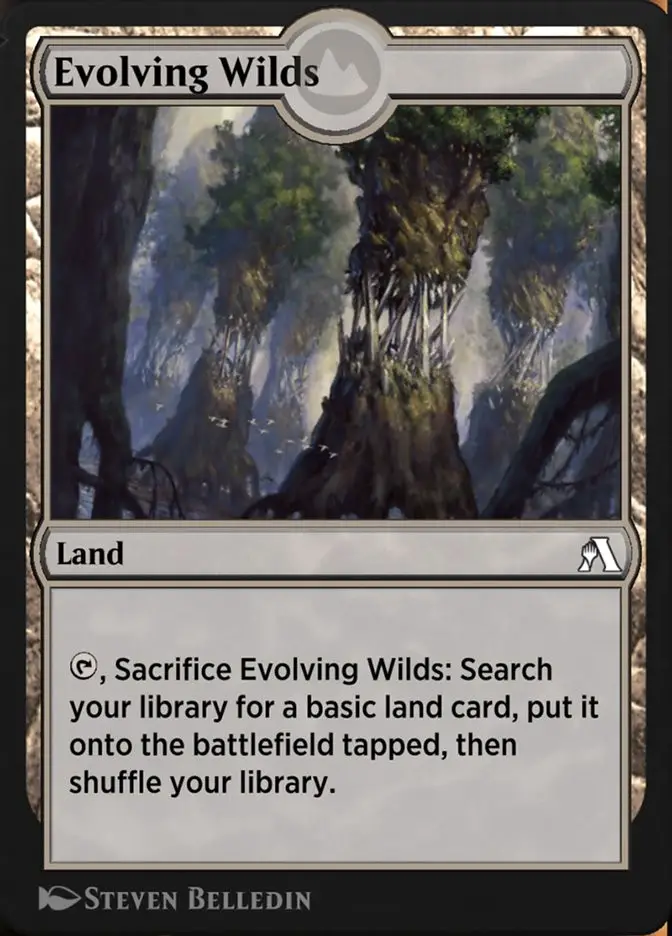 Evolving Wilds • Land (Arena Beginner Set) - MTG Assist