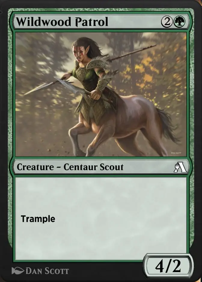 Wildwood Patrol • Creature — Centaur Scout (Arena Beginner Set) - MTG ...