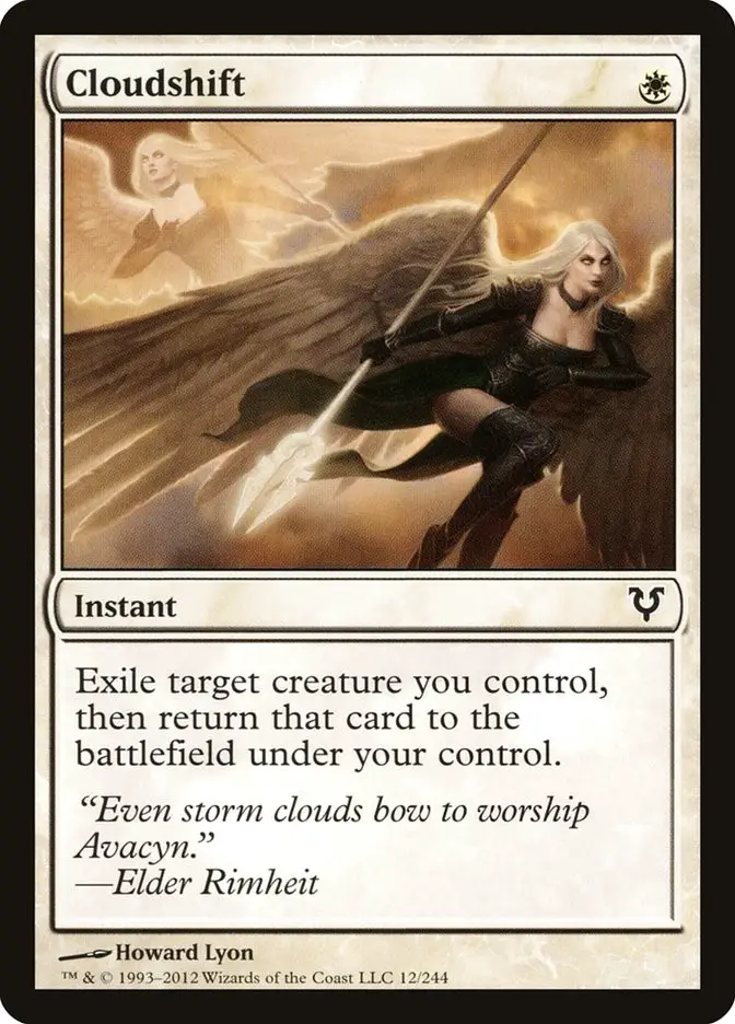 Cloudshift • Instant (Avacyn Restored) - MTG Assist