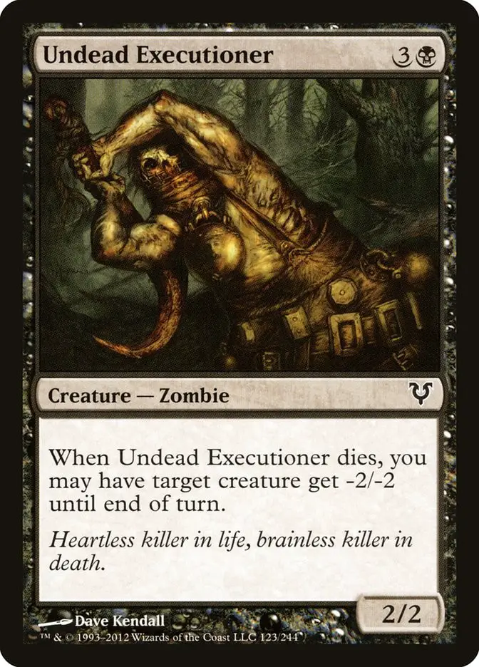 Undead Executioner • Creature — Zombie (Avacyn Restored) - MTG Assist