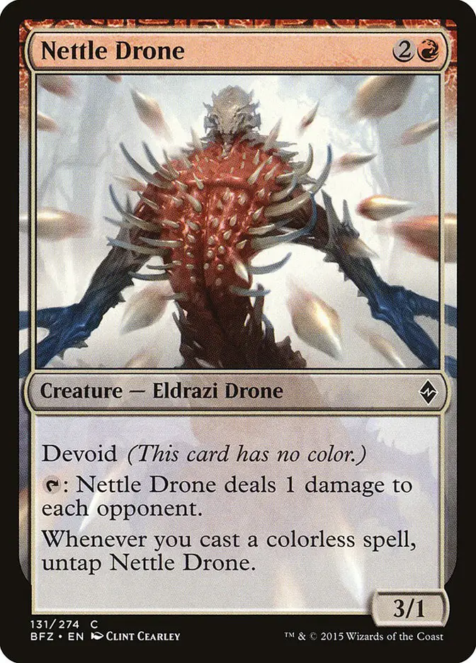 Nettle Drone • Creature — Eldrazi Drone (Battle for Zendikar) - MTG Assist